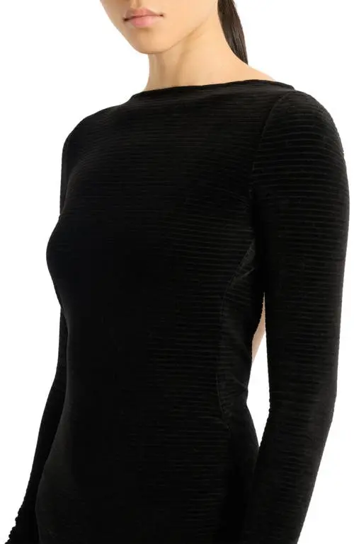 Balmain Long Velvet Dress