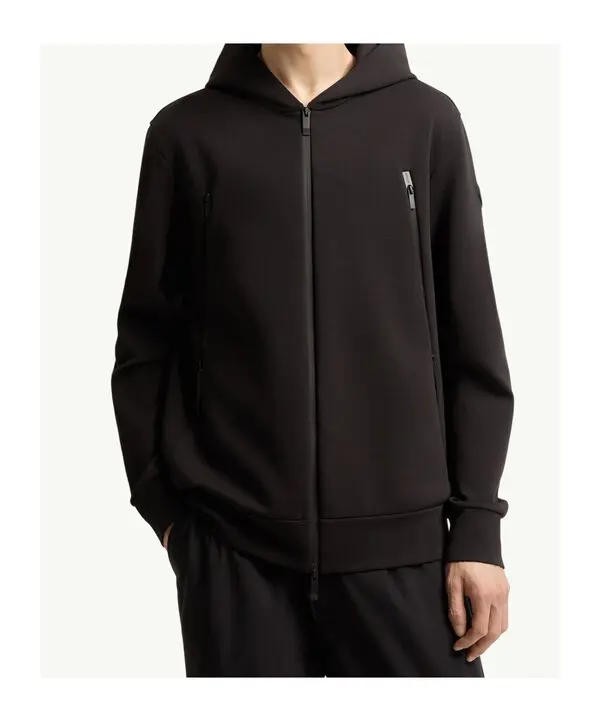 Moncler Cotton Blend Zip-up Hoodie