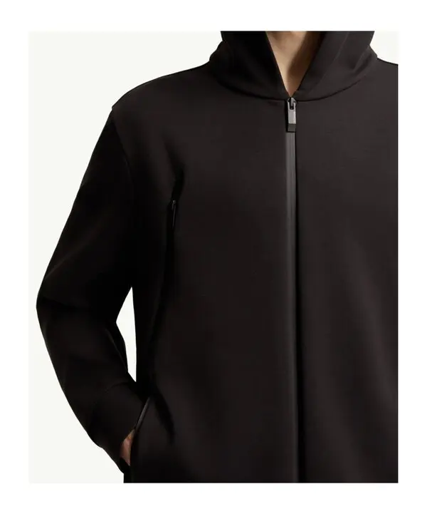 Moncler Cotton Blend Zip-up Hoodie