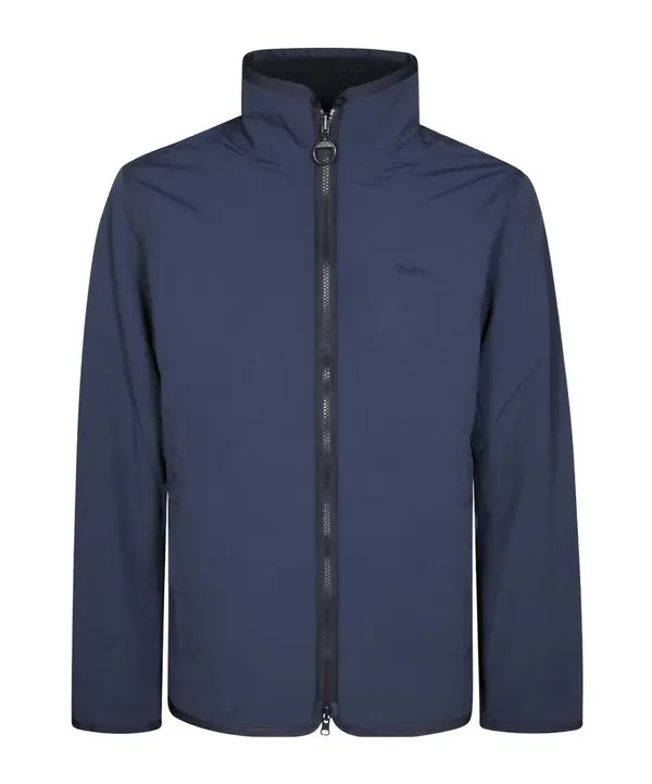 Barbour Logo Embroidered Reversible Fleece Jacket