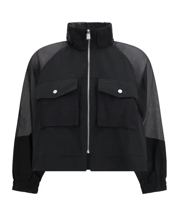 Pinko Beth Sheer-panel Jacket - Black