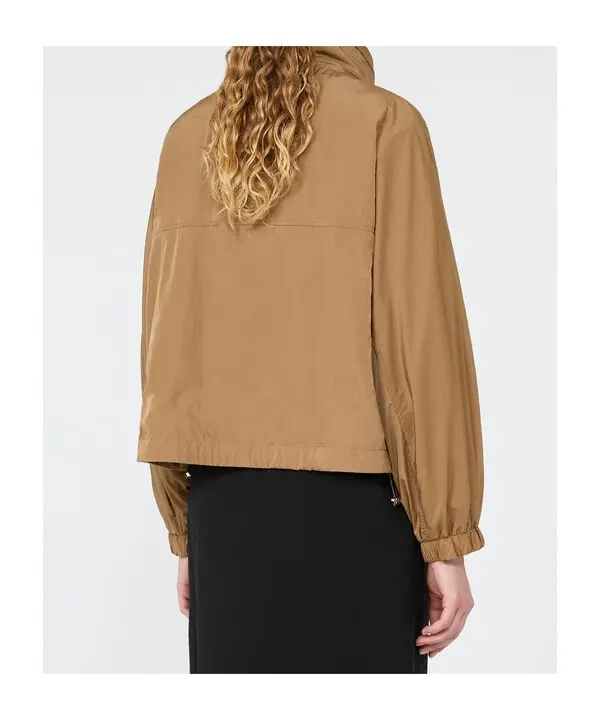 Max Mara Water-repellent Canvas Windbreaker - Tobacco
