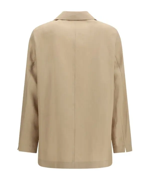 LARDINI Single-breasted Patch Pocket Blazer