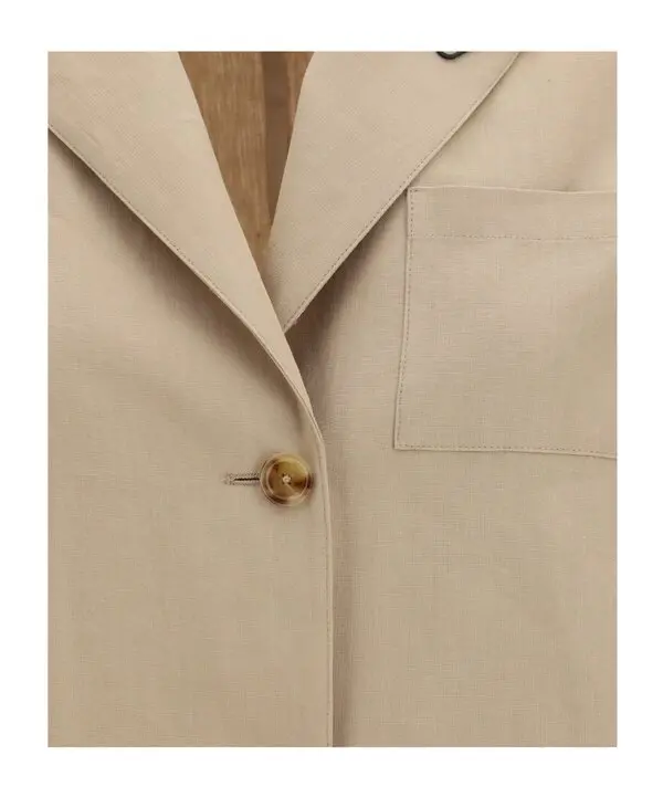 LARDINI Single-breasted Patch Pocket Blazer