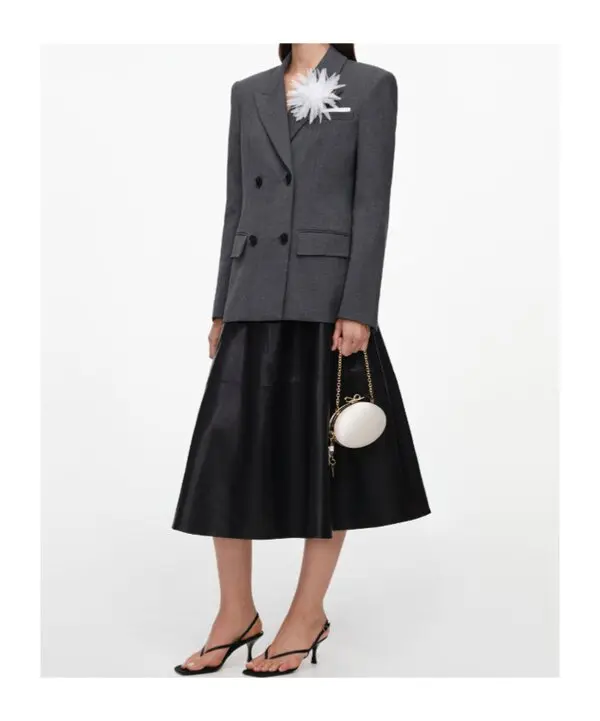 SELF-PORTRAIT Double Breasted Flower Blazer
