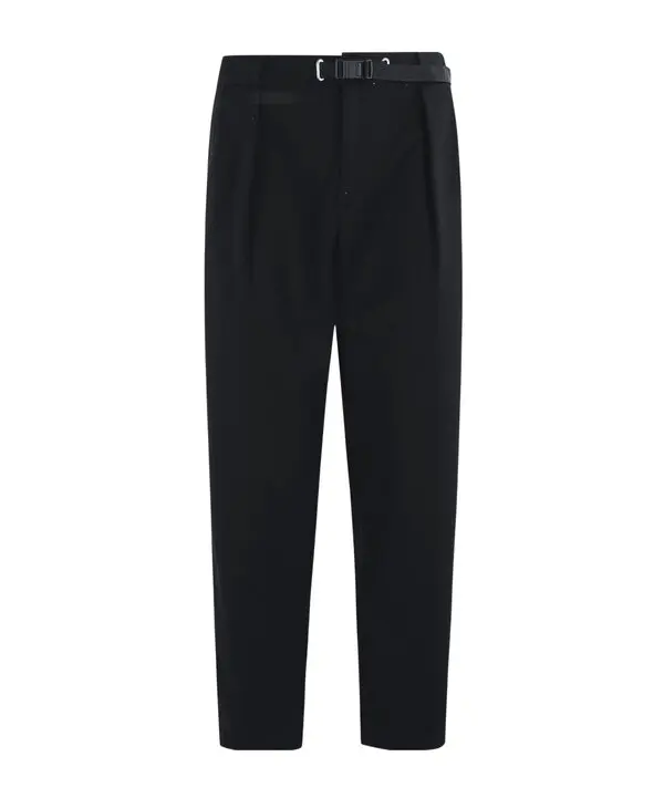 WHITE SAND Casual Trousers With Belt Loops