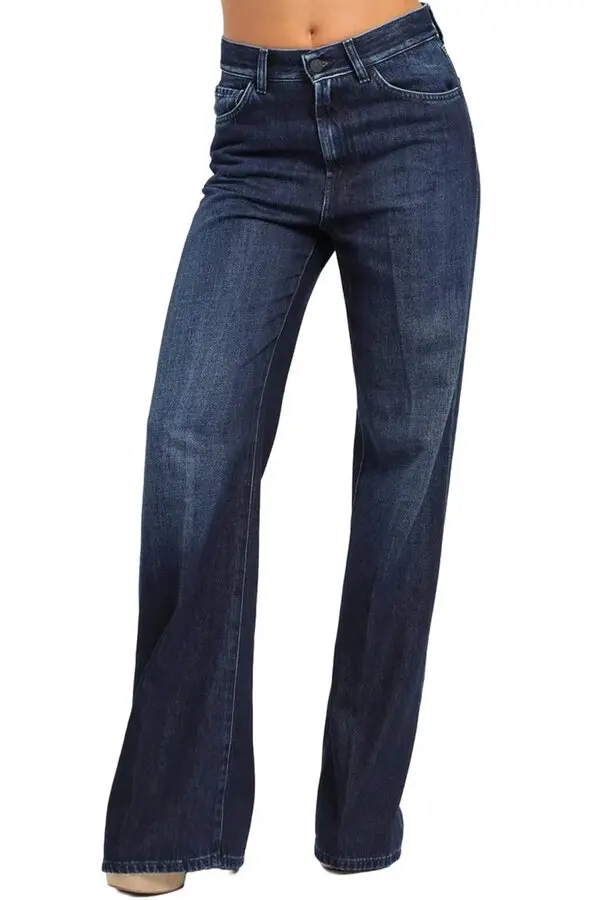 DONDUP High-rise Wide-leg Jeans