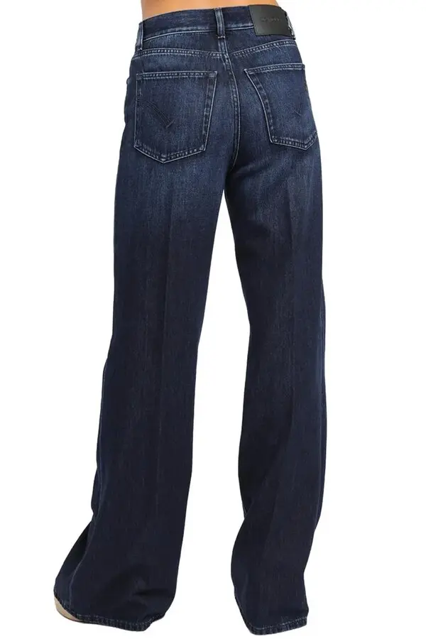 DONDUP High-rise Wide-leg Jeans