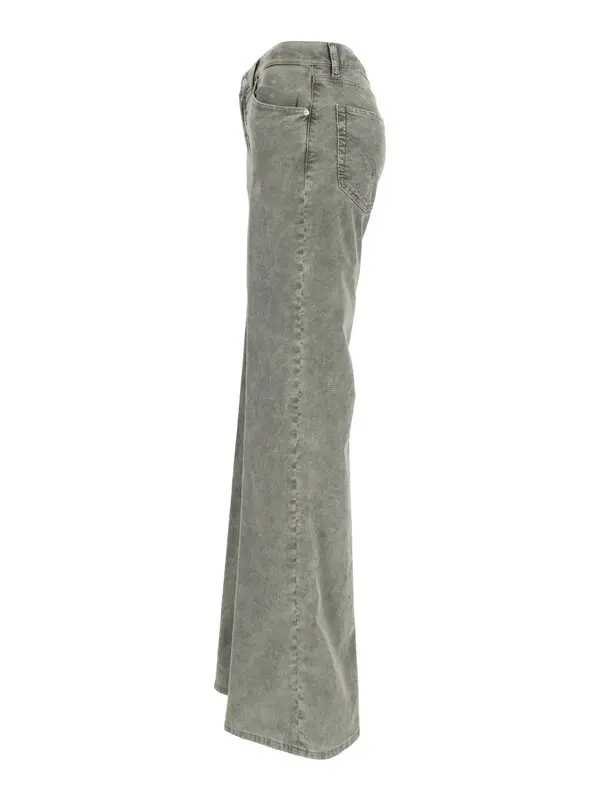 DONDUP Logo Patch Straight-leg Pants