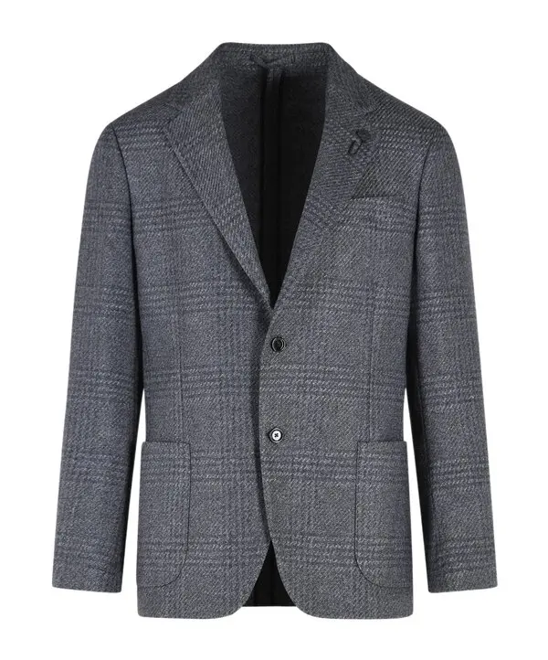 LARDINI Blended-fabric Blazer