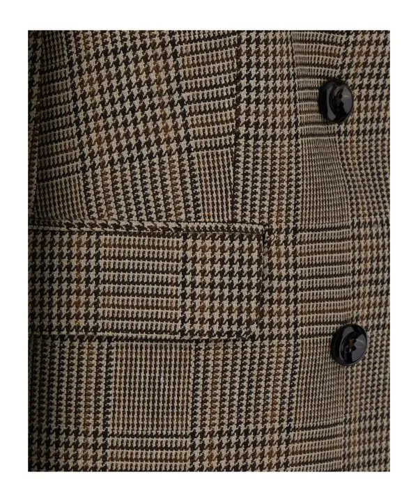 Tagliatore Double-breasted Plaid Jacket