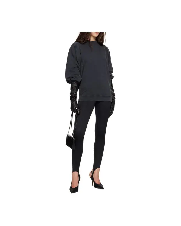 MUGLER Long Sleeve T-shirt - Black