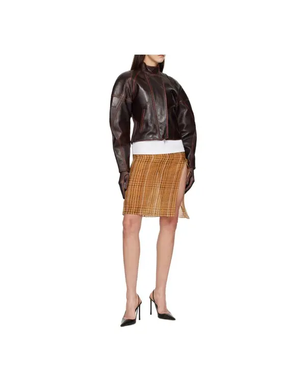 MUGLER Wrap Skirt