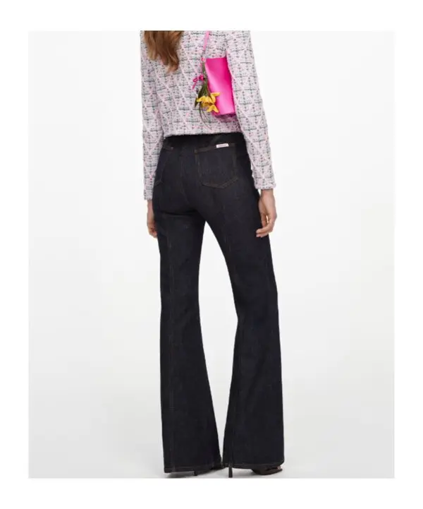 SELF-PORTRAIT High Waisted Denim Jeans