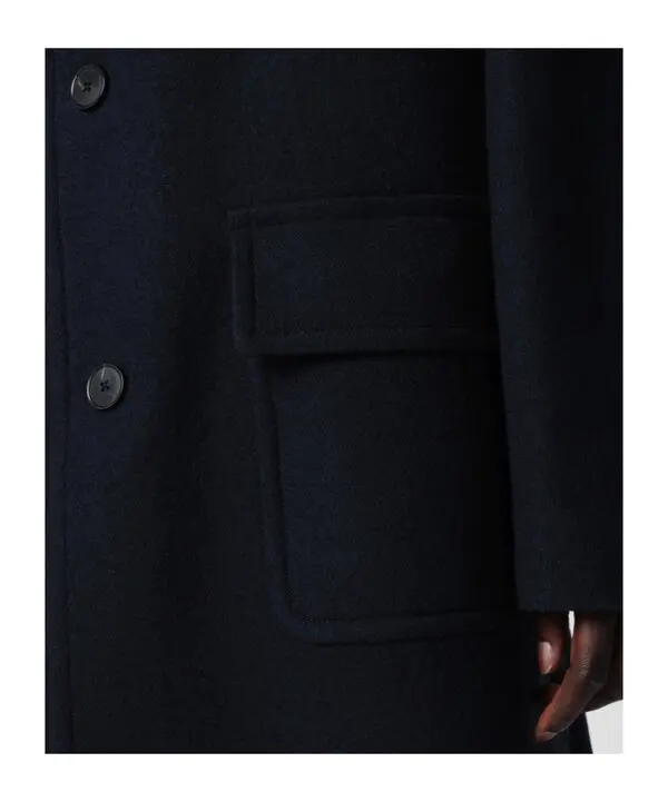 Dries Van Noten Single-breasted Wool Coat