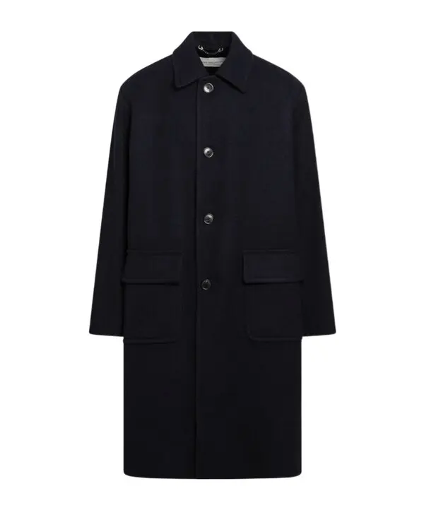 Dries Van Noten Single-breasted Wool Coat