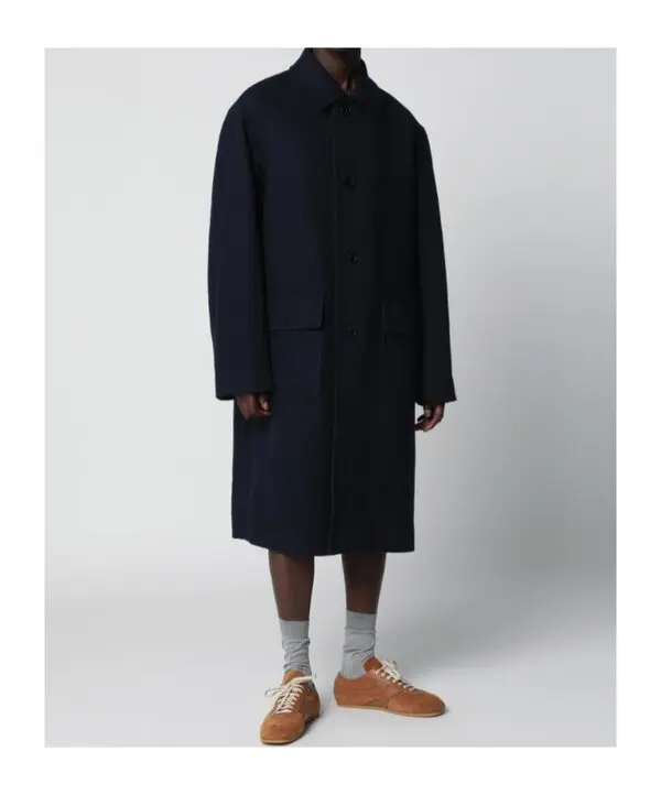 Dries Van Noten Single-breasted Wool Coat