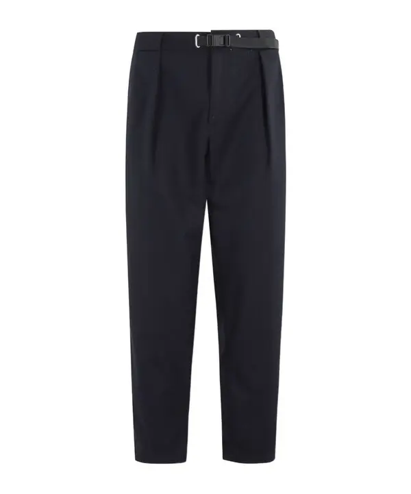 WHITE SAND Casual Trousers With Belt Loops - Blu