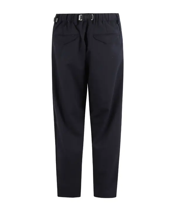 WHITE SAND Belted Pleated Trousers