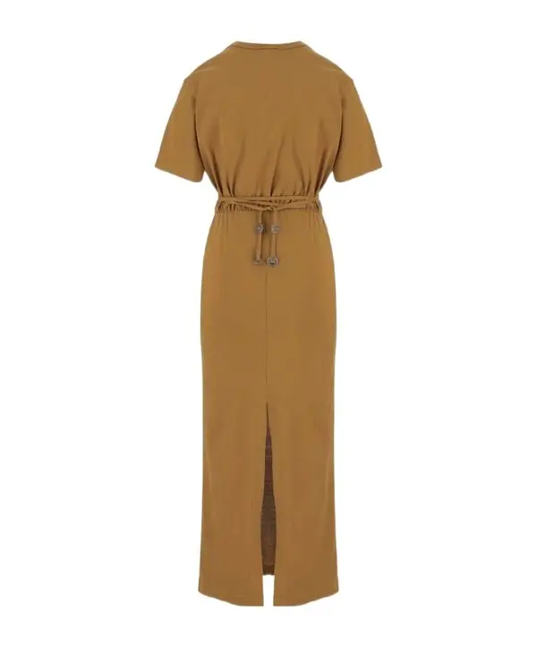 Pinko Cut-out Waist Maxi Dress - Brown
