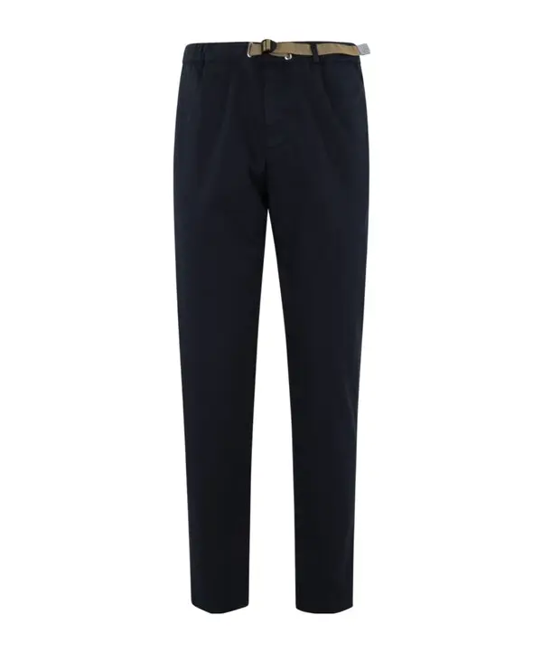 WHITE SAND Casual Trousers With Belt Loops - Blu