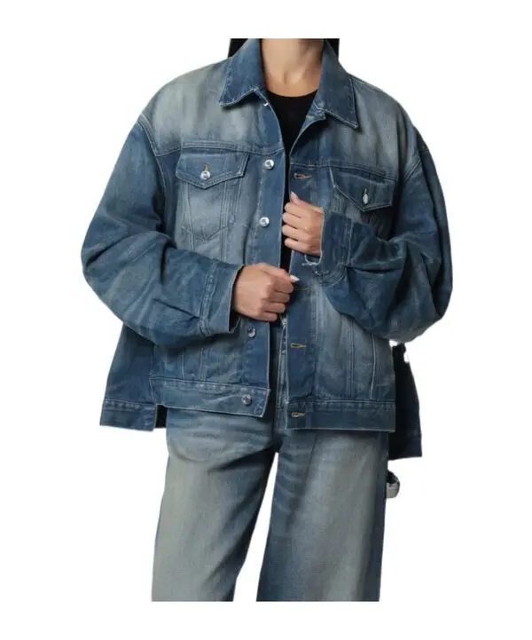 HAIKURE Janet Faded Denim Jacket