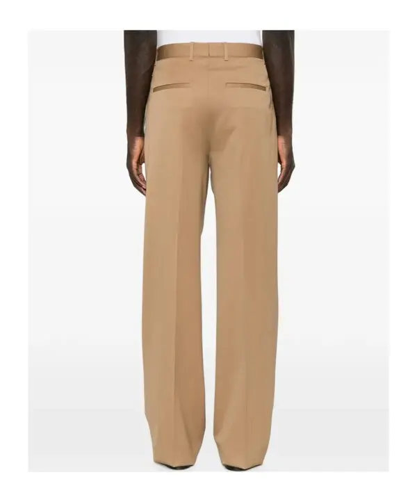 LARDINI Pleated Straight-leg Trousers