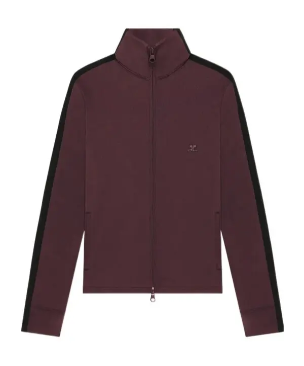 COURREGES Bicolor Tracksuit Top - Charred/black