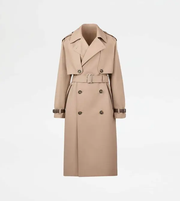 TOD'S Trench Coat With Removable Cape