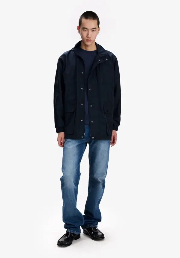 A.p.c. Valery Windbreaker Jacket - Navy Blue