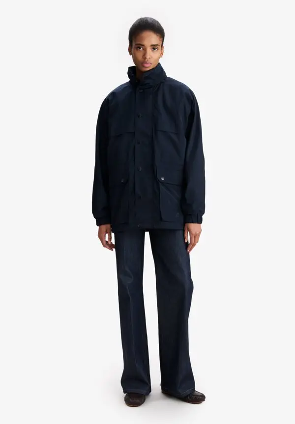 A.p.c. Valery Windbreaker Jacket - Navy Blue