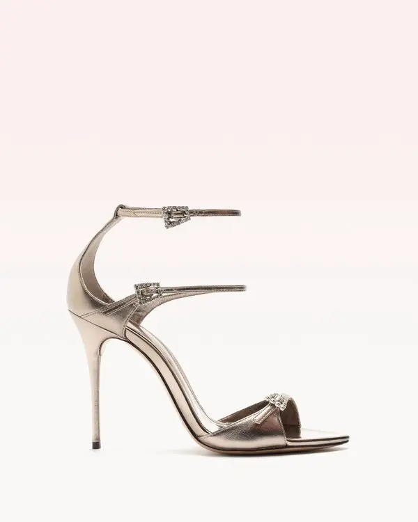 ALEXANDRE BIRMAN Ciara Crystals Stiletto Sandals