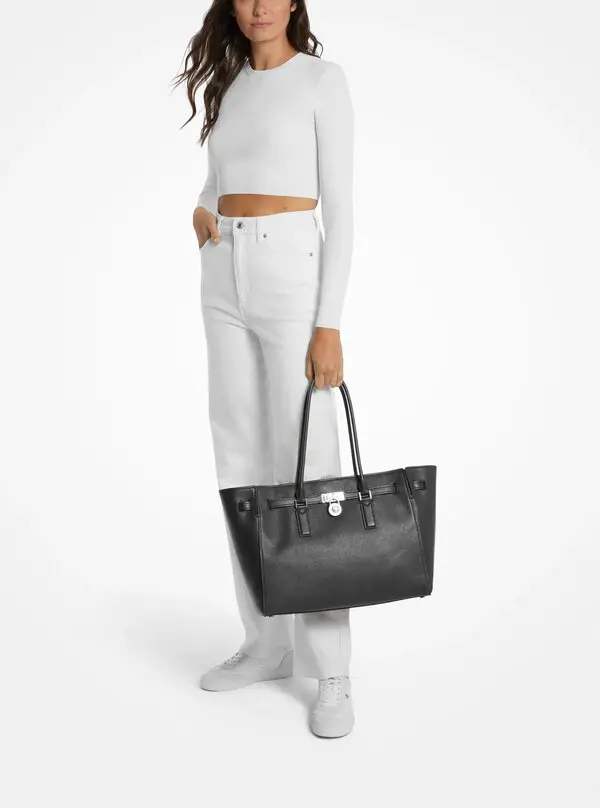 Michael Kors Hamilton Moderne Large Leather Tote Bag