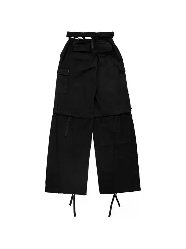 Ottolinger Baggy Cargo Pants With Drawstring Cuffs