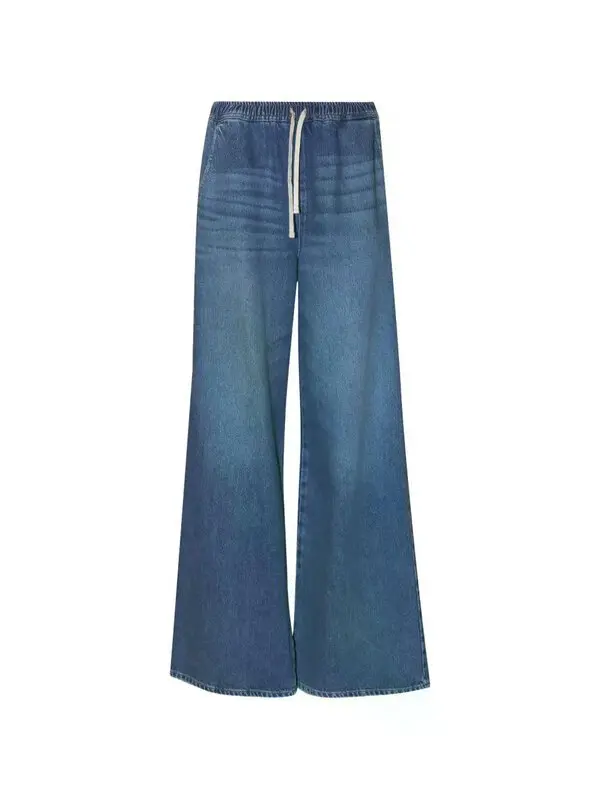 LA LIGNE Darcy Drawstring-waist Jeans - Blue