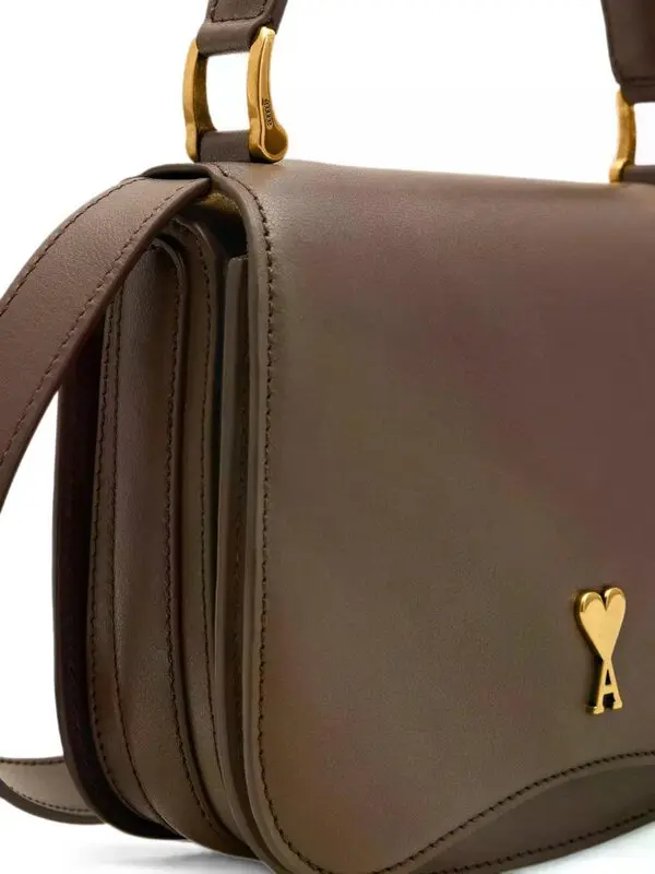 AMI Paris Cowhide-leather Paris Paris Top Handle Bag