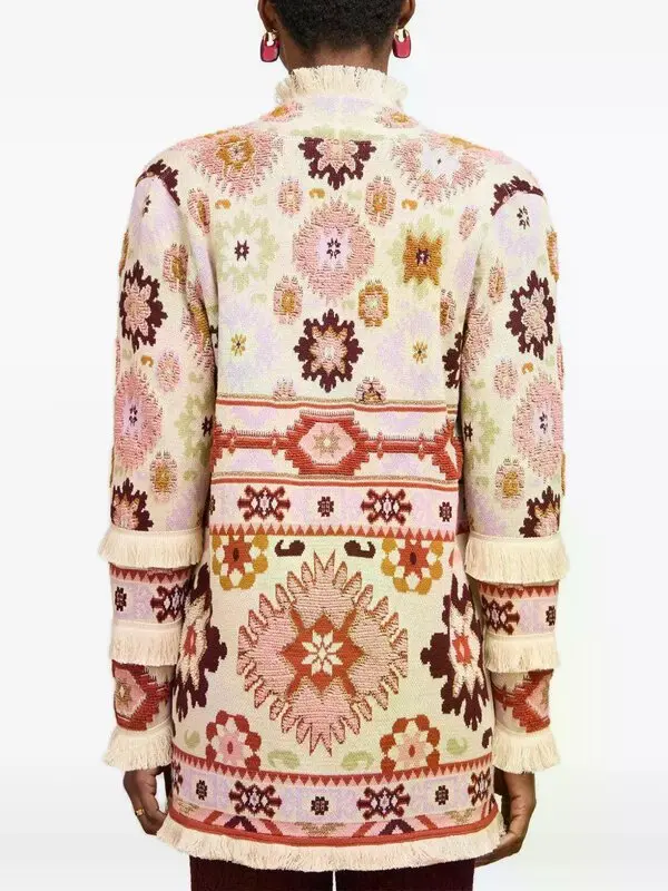 HAYLEY MENZIES Soraya Jacquard Knit Cardigan