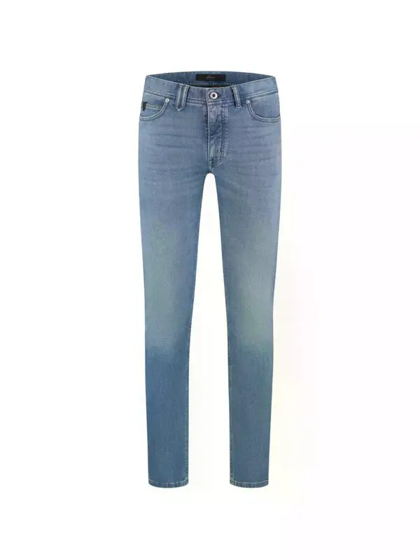 Brioni Faded-effect Slim-fit Jeans