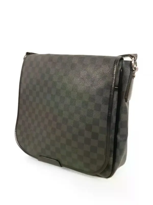 LOUIS VUITTON Damier Graphite Mm Daniel Shoulder Bag - Grey