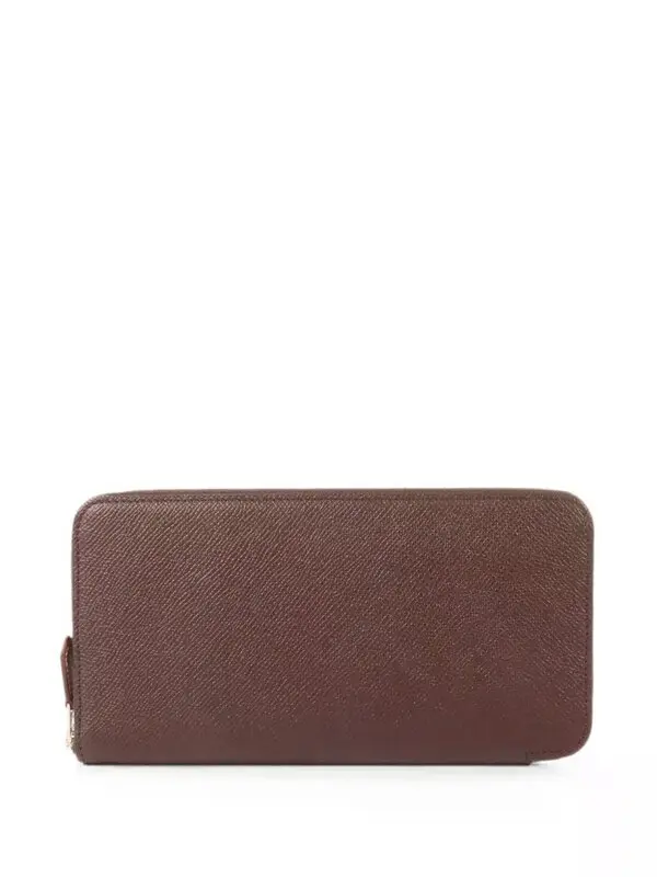 Hermès Silk In Epsom Leather Wallet - Brown