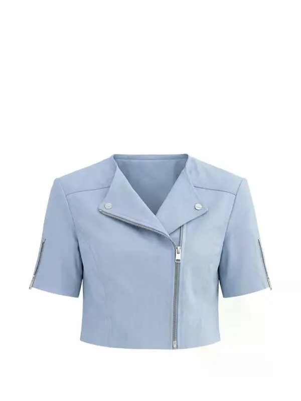 LAMARQUE Kirsi Cropped Leather Jacket