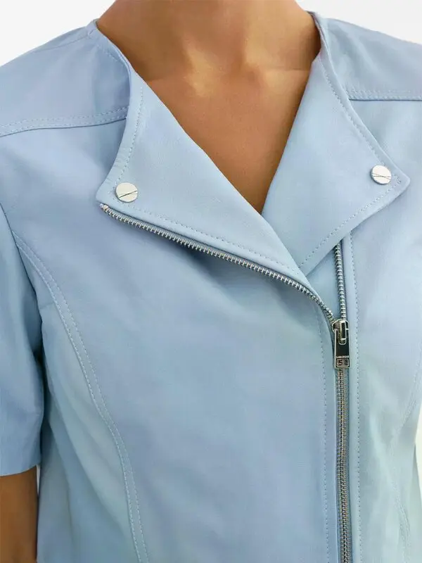 LAMARQUE Kirsi Cropped Leather Jacket