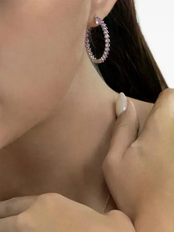 LISA NIK Hoop-design Earrings
