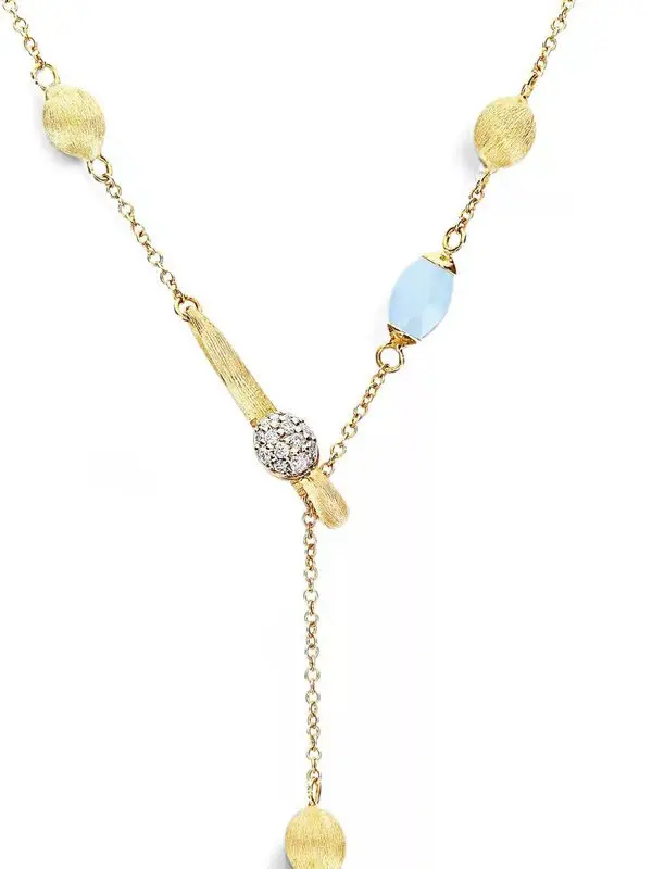NANIS Soffio Aquamarine And Diamond Necklace