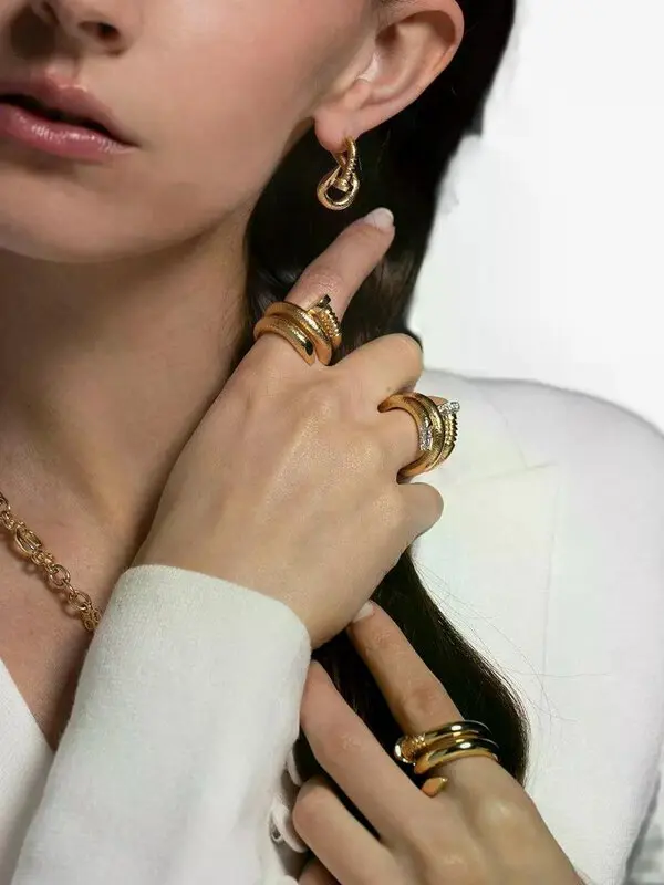 David Webb Large Nail Ring