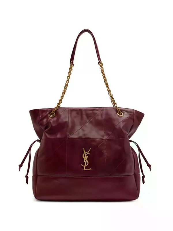 Saint Laurent Quilted Logo-plaque Shoulder Bag