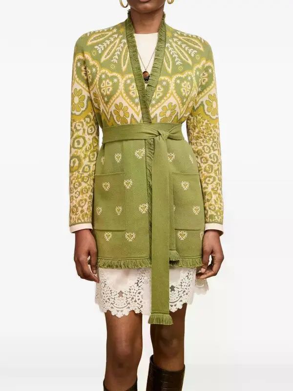 HAYLEY MENZIES Dalton Fringe-trim Cardigan