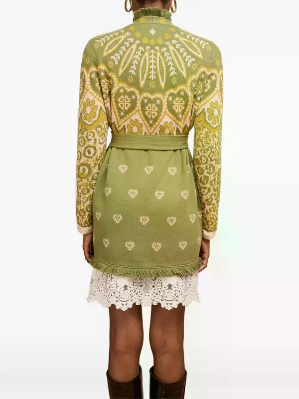 HAYLEY MENZIES Dalton Fringe-trim Cardigan
