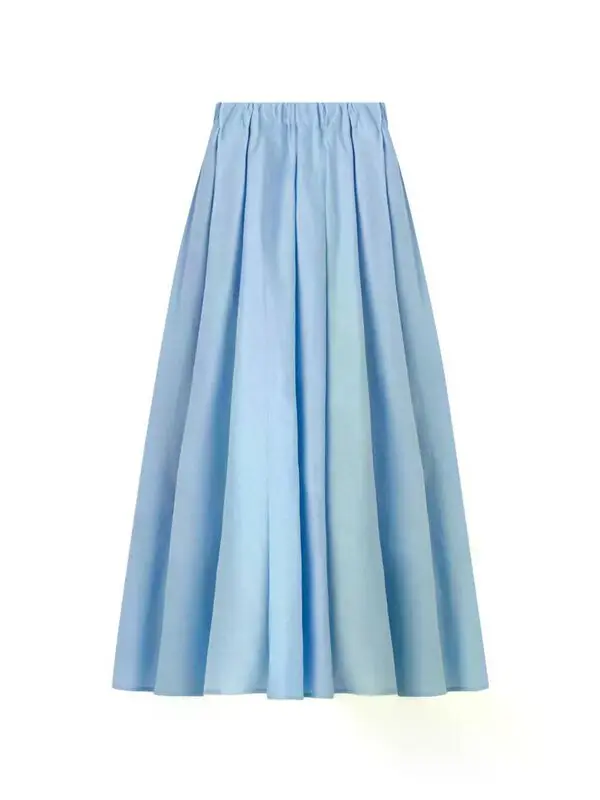 Scanlan Theodore Gathered Pleated Maxi Skirt