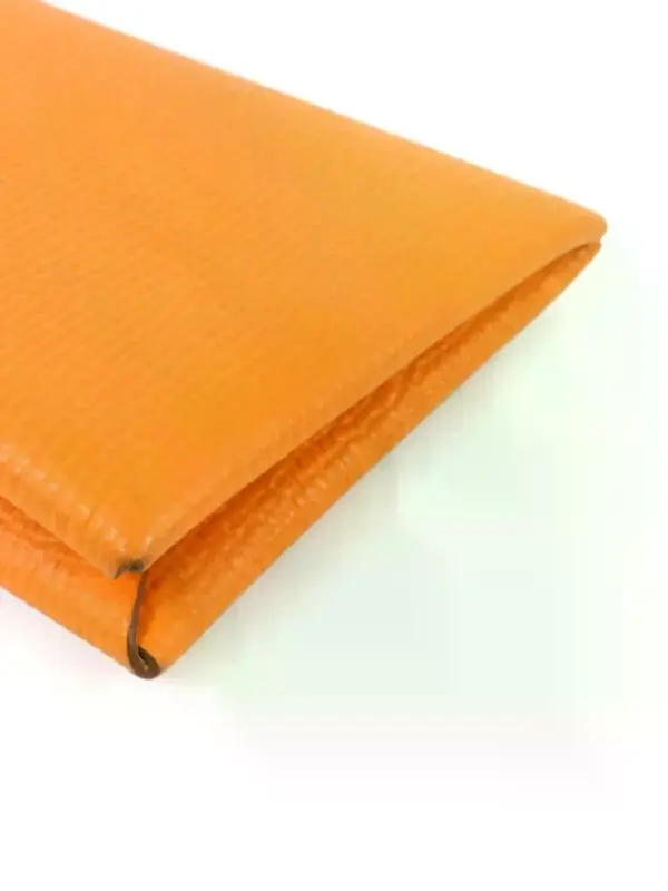 Hermès 2023 Calvi Epsom Card Holder - Orange